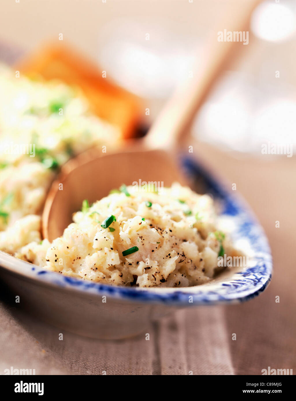 Salt cod puree Stock Photo - Alamy