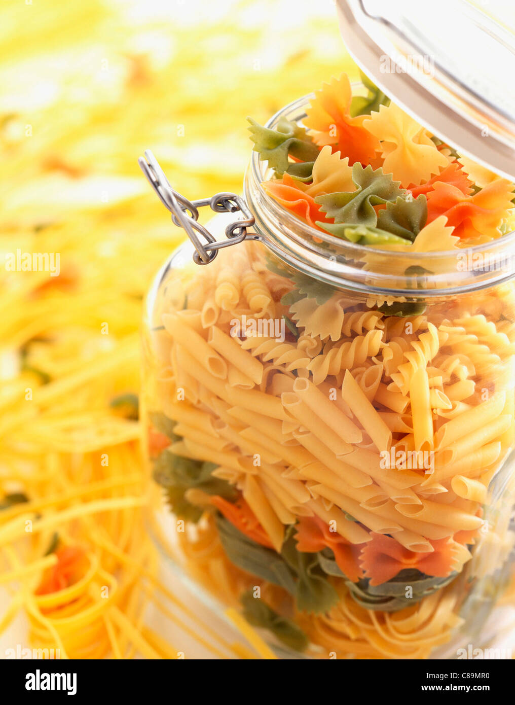 Three color penne pasta hi-res stock photography and images - Alamy