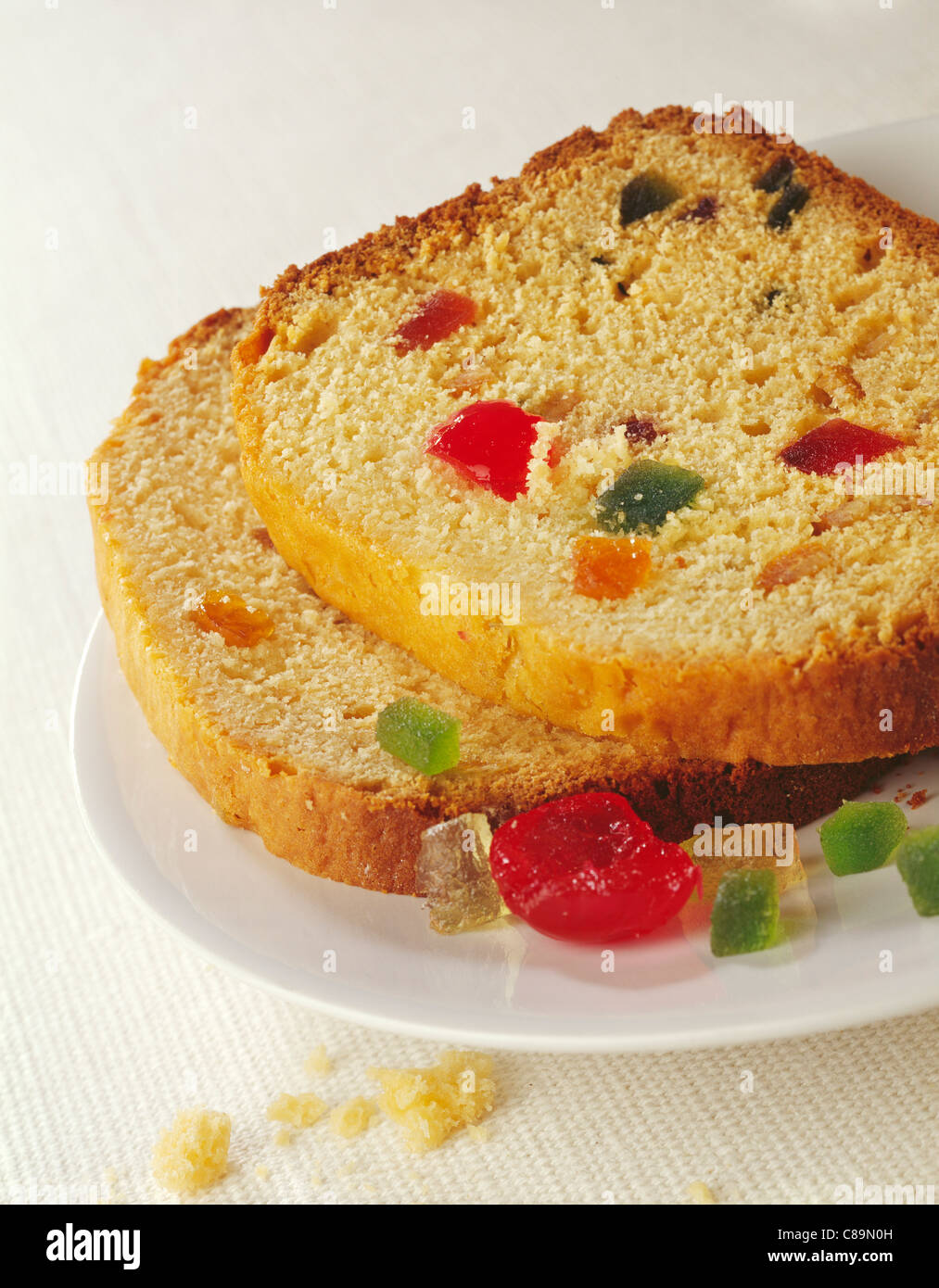 Crystallized fruit bread Stock Photo - Alamy