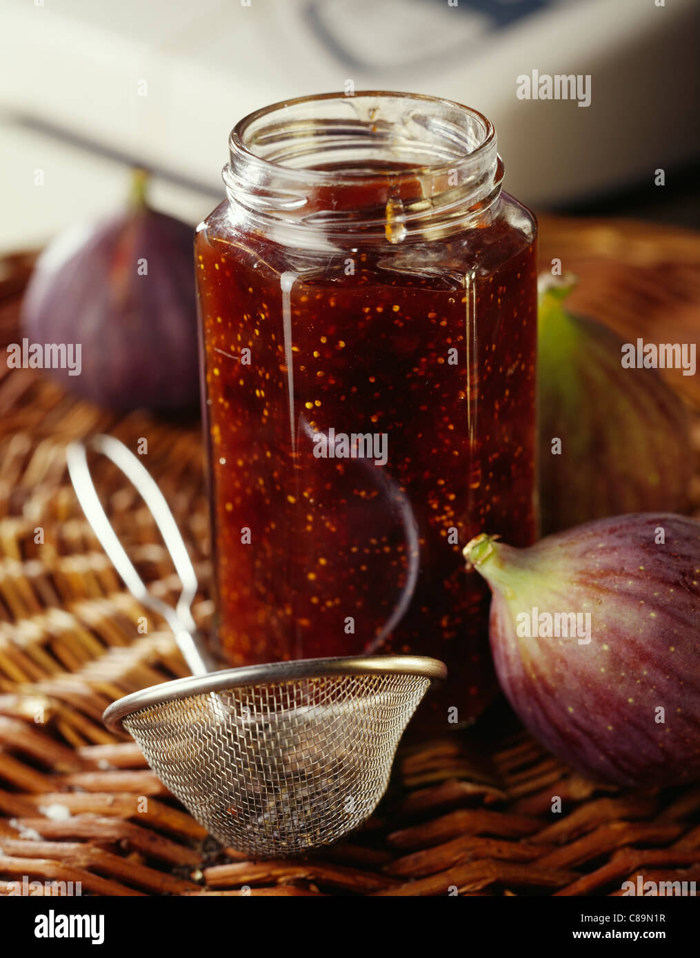 Fig jam pot hi-res stock photography and images - Alamy