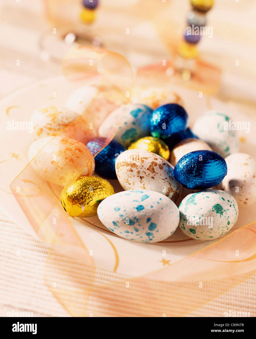 Mini Easter eggs Stock Photo - Alamy