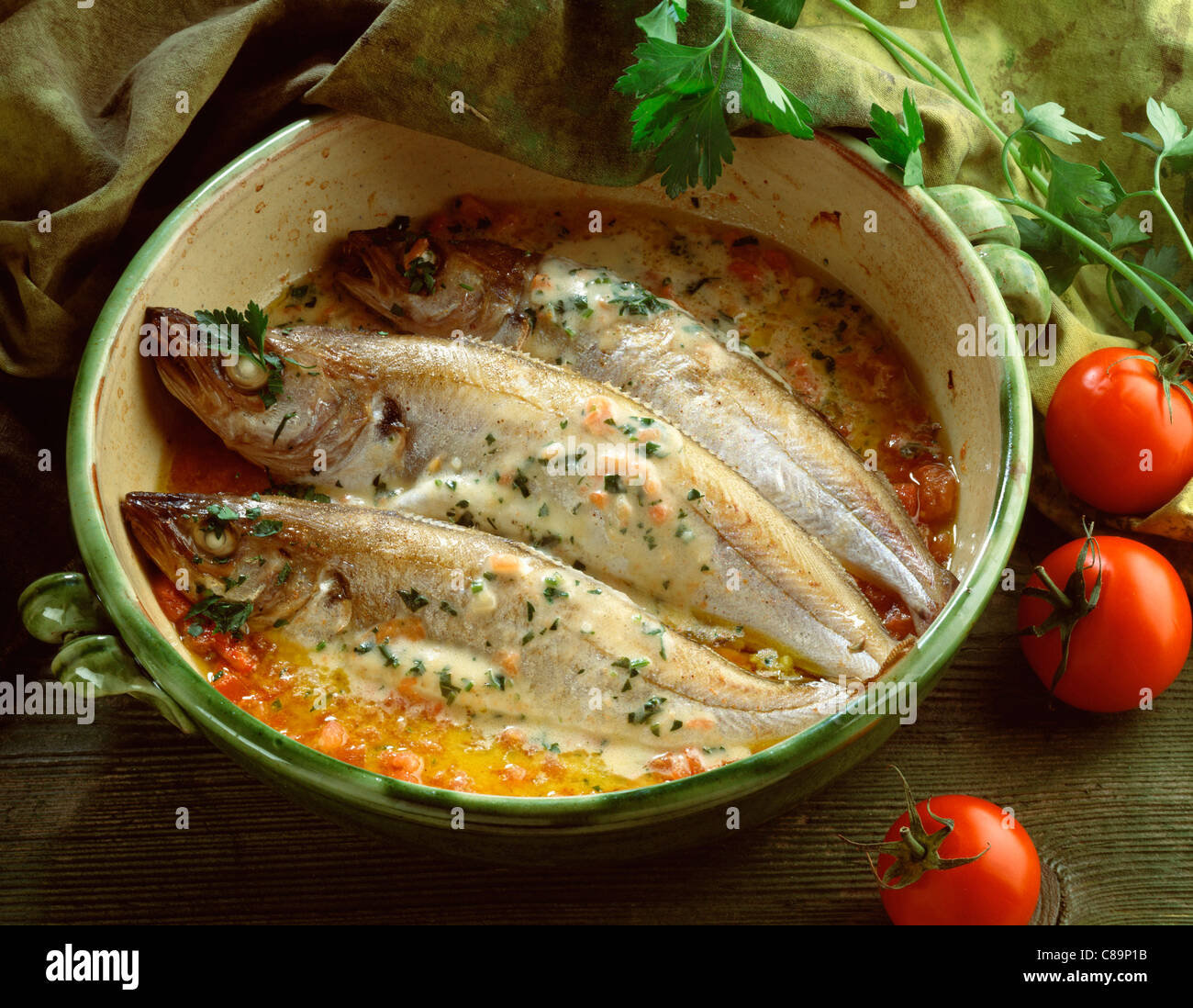 Cooking whiting hi-res stock photography and images - Alamy