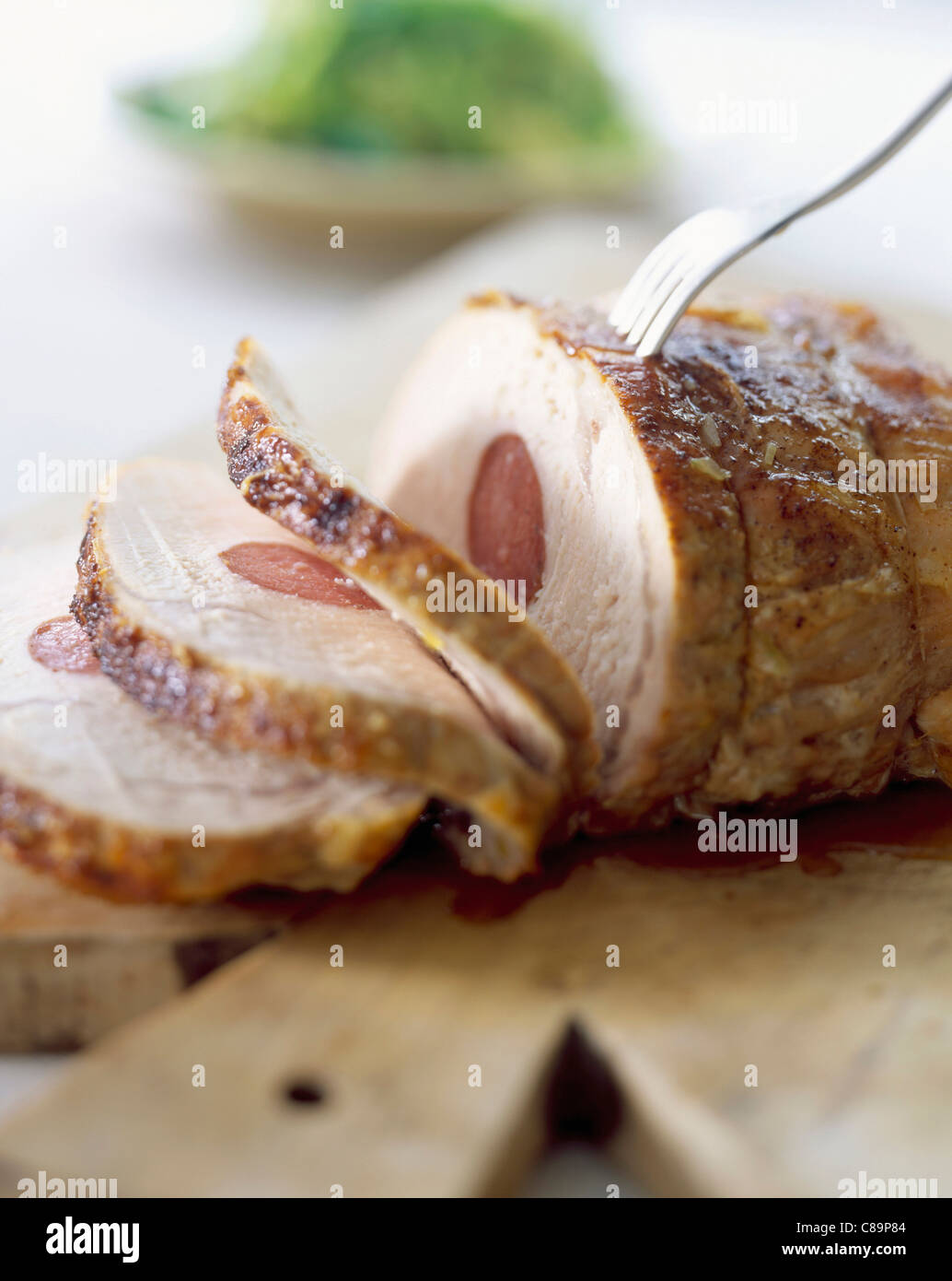 Roast veal roll hi-res stock photography and images - Alamy