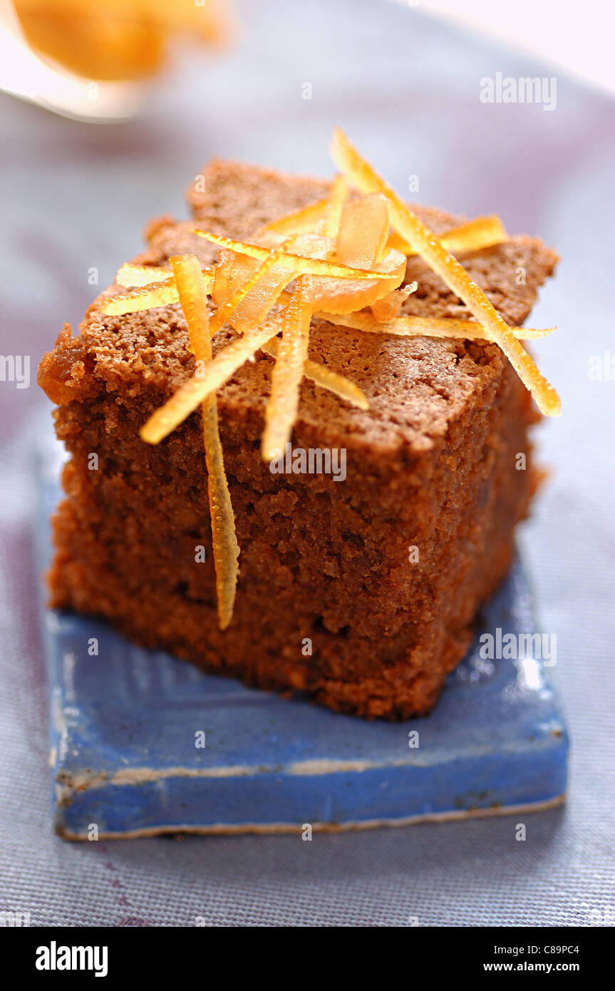 Milk chocolate cake square Stock Photo - Alamy