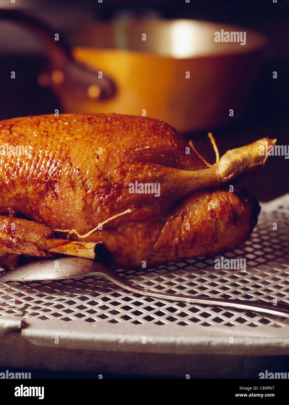 Cooked duck in the kitchen Stock Photo - Alamy