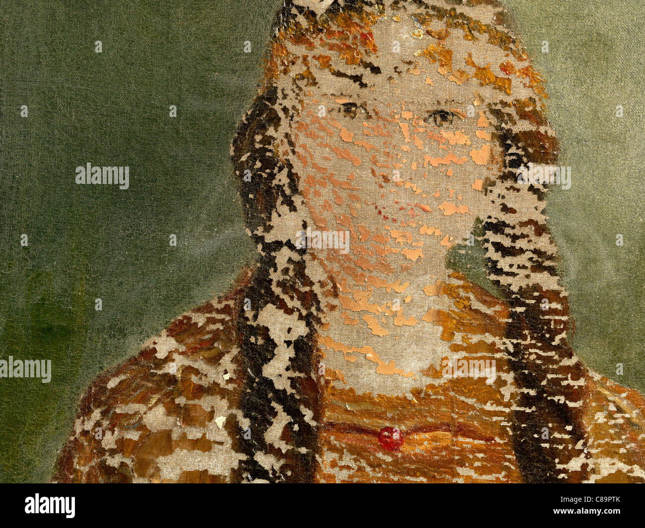 Damaged painting hi-res stock photography and images - Alamy