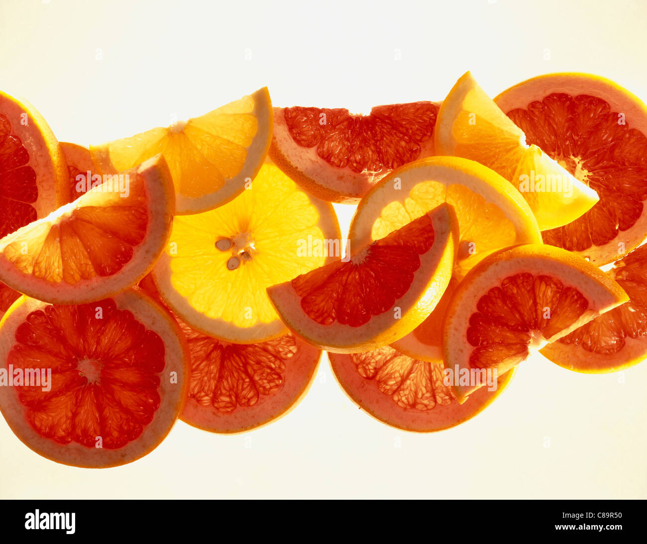 Lemon slices color hi-res stock photography and images - Alamy