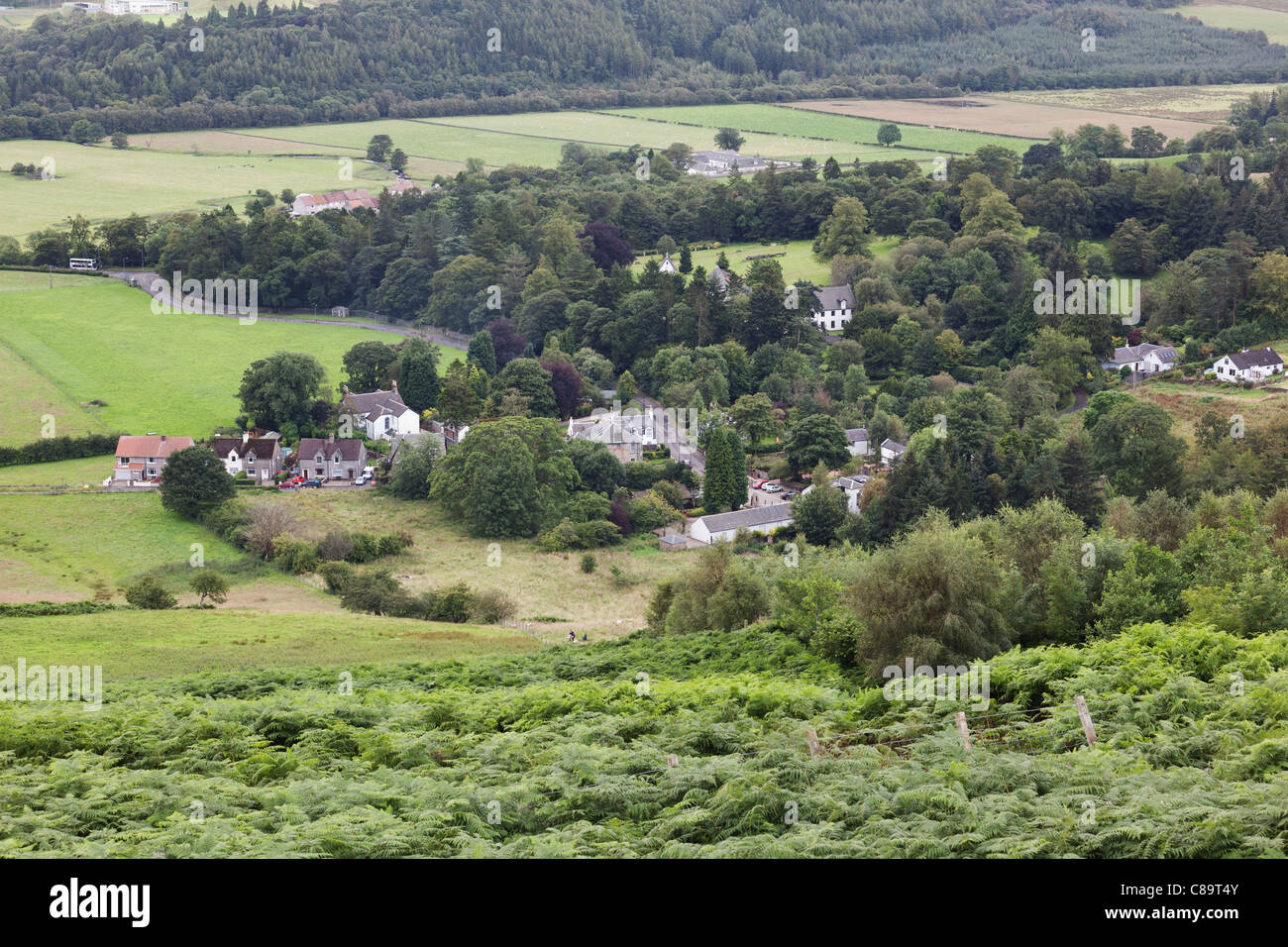 Campsie Fells near Strathblane and Netherton in Scotland, UK Stock ...