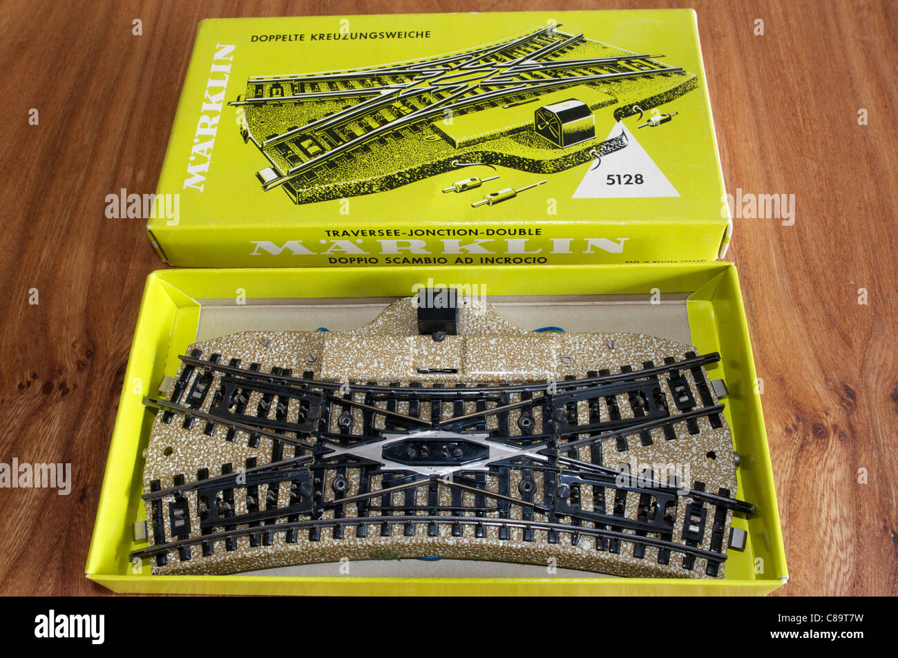 Marklin traversee rail track Stock Photo - Alamy