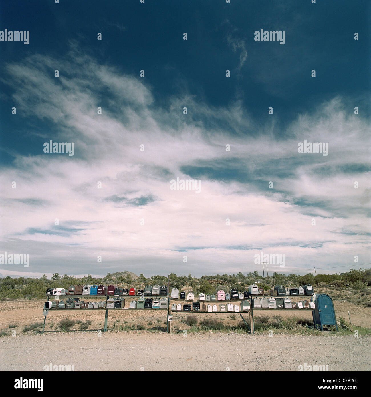 Curbside letter box hi-res stock photography and images - Alamy