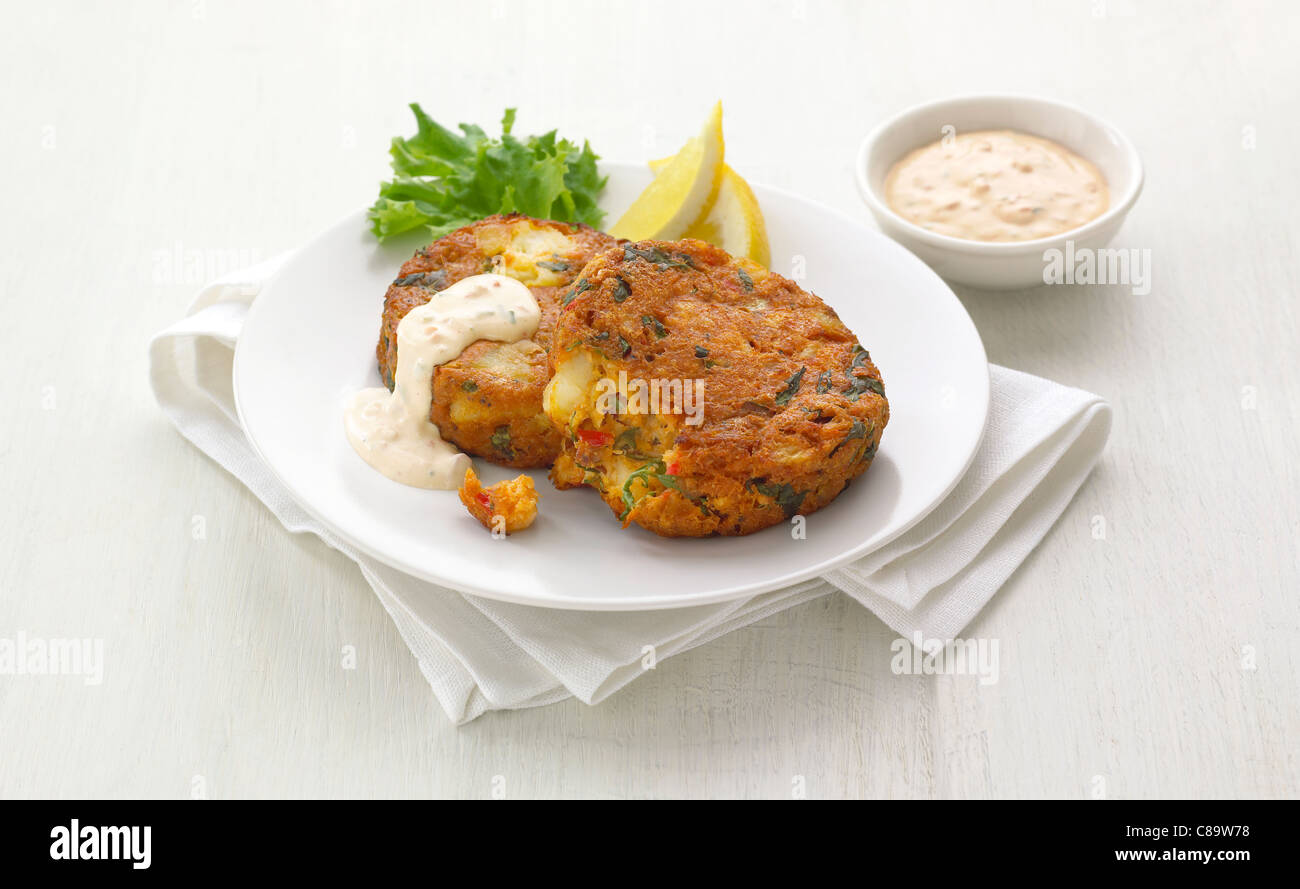 Fish cakes cut out hi-res stock photography and images - Alamy