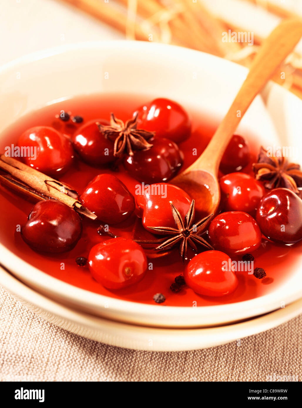 Spiced cherry soup Stock Photo - Alamy