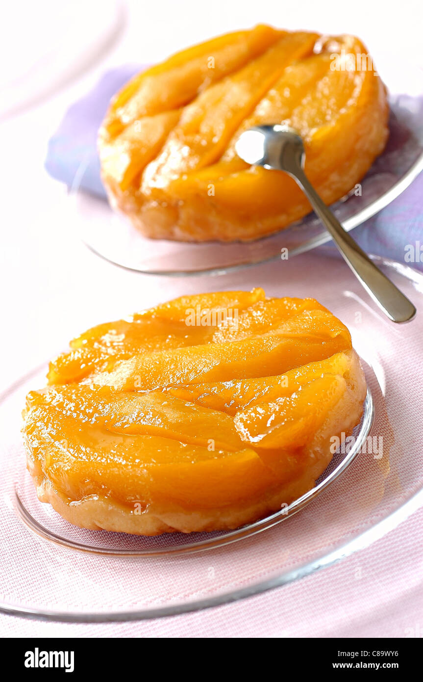 Individual mango tarts Stock Photo - Alamy
