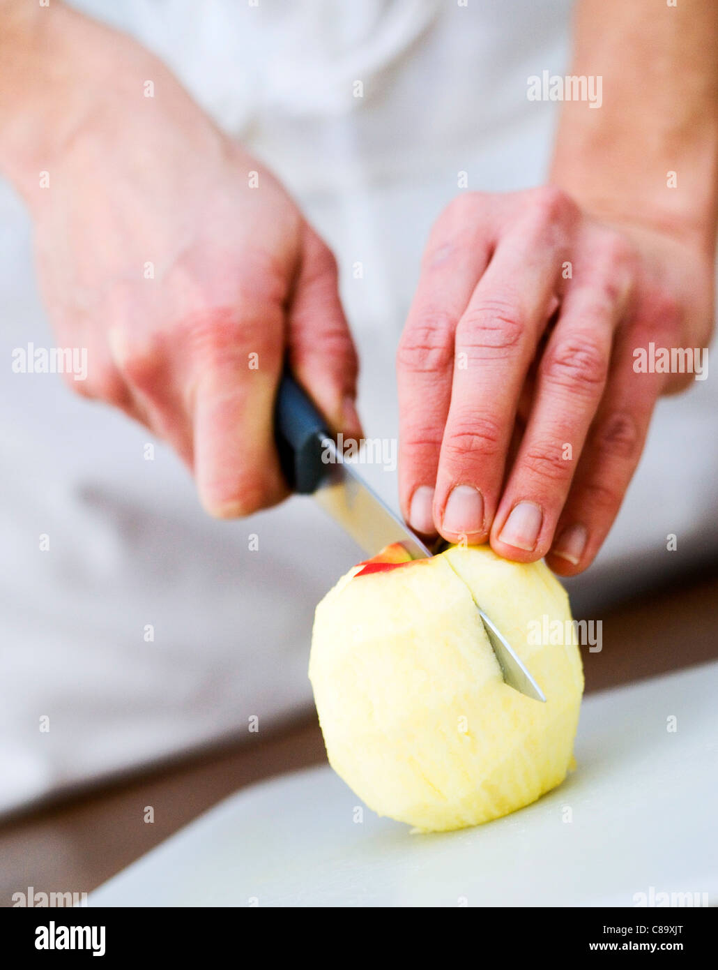 Apple Cut In Half High Resolution Stock Photography and Images - Alamy