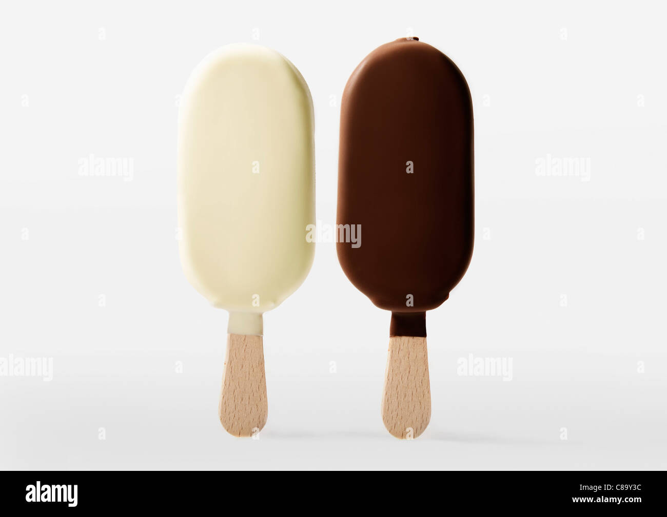 Two iced lollipops Stock Photo - Alamy