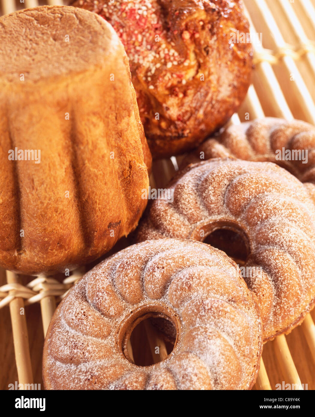 Cakes and brioches Stock Photo - Alamy