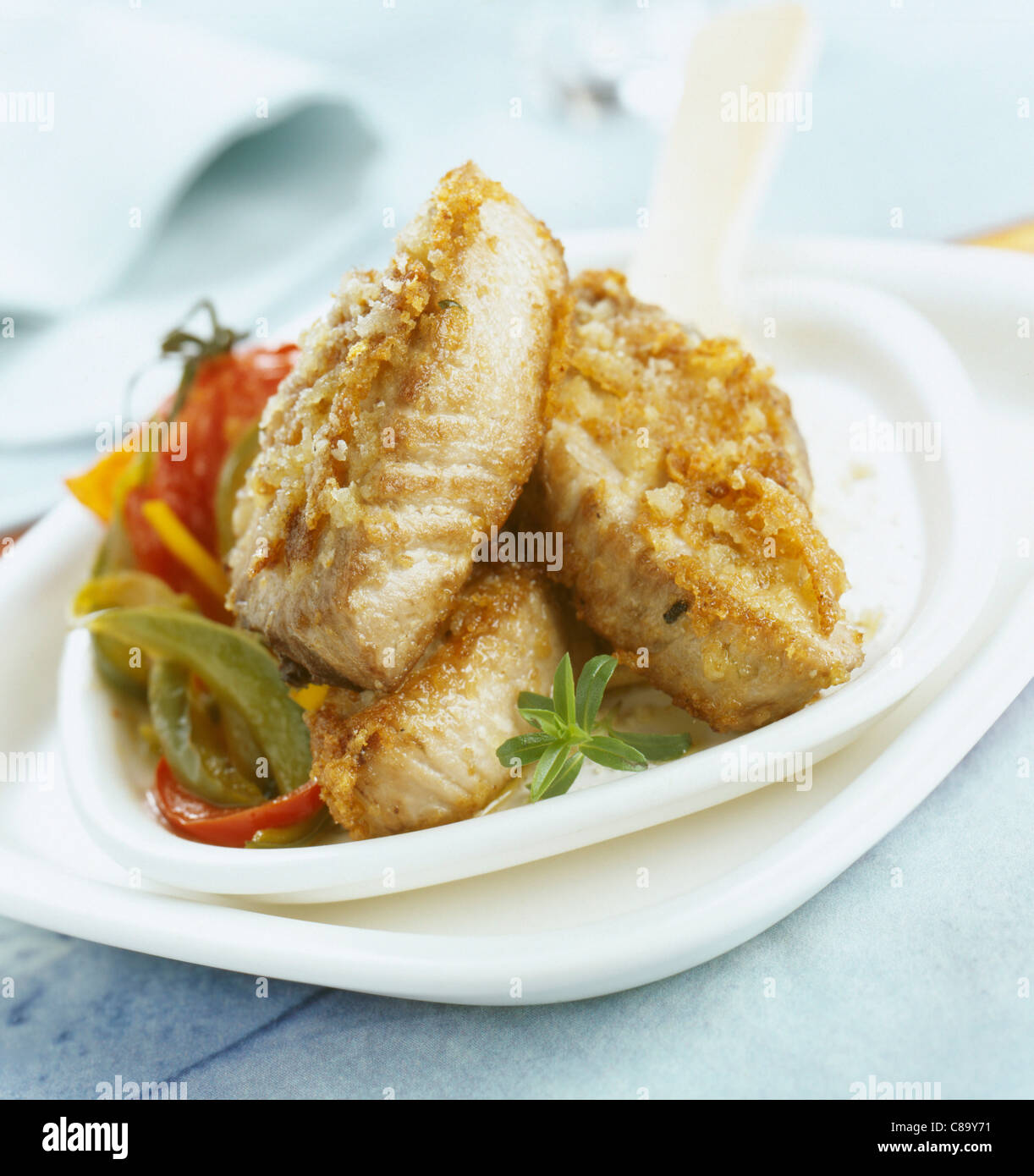 Breaded tuna hi-res stock photography and images - Alamy