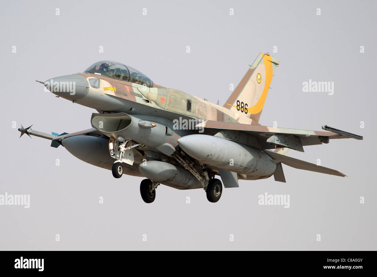 Fully armed IAF F-16I Fighter jet Stock Photo - Alamy