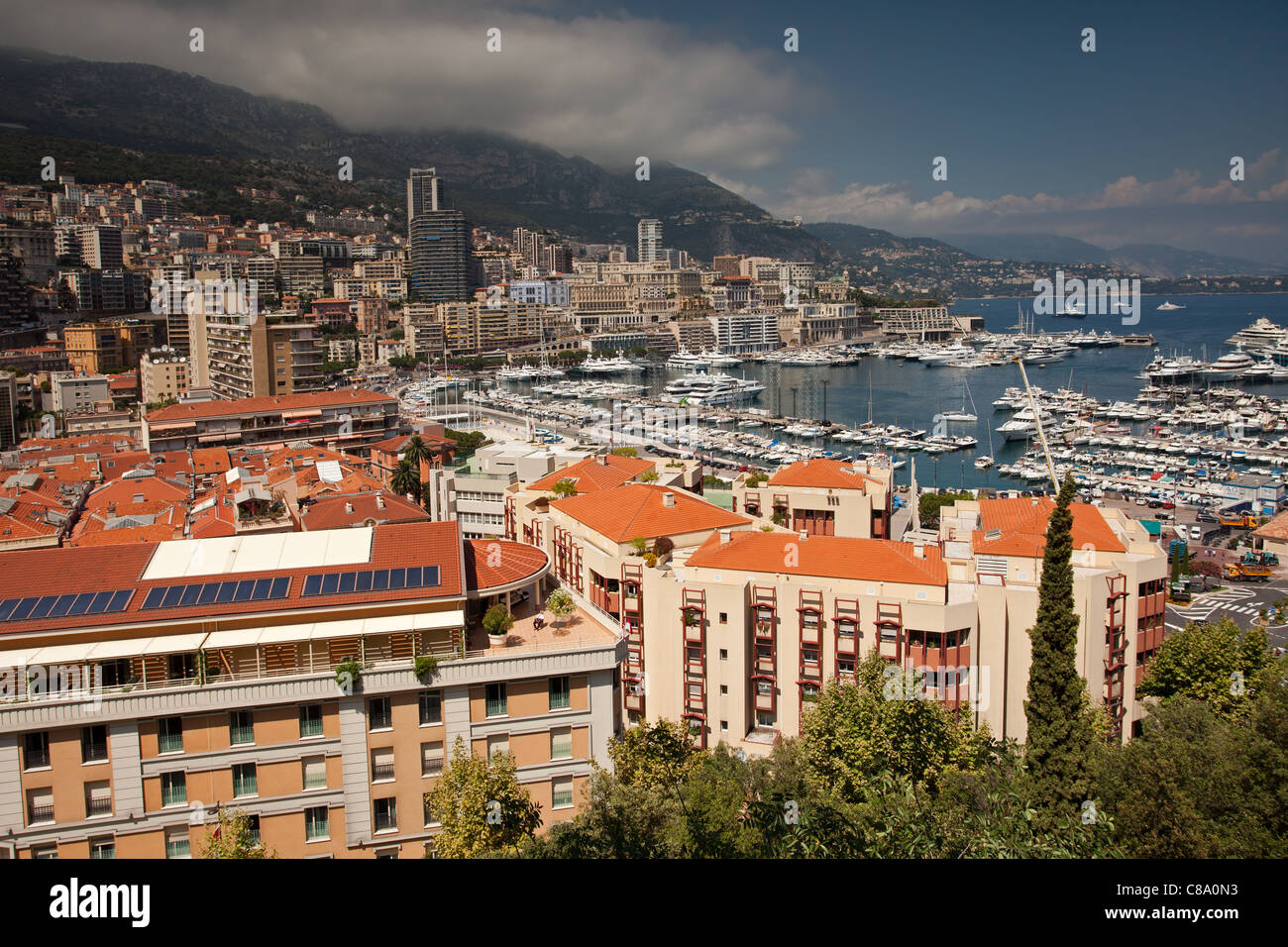 Monaco: La Condamine: Genral View Stock Photo - Alamy