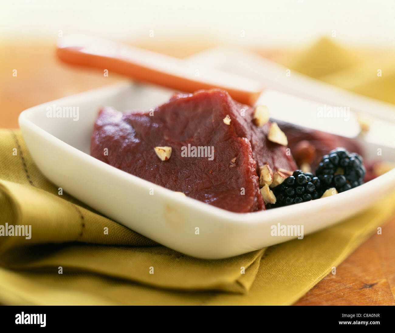 Thick piece of beef ready to be cooked Stock Photo - Alamy