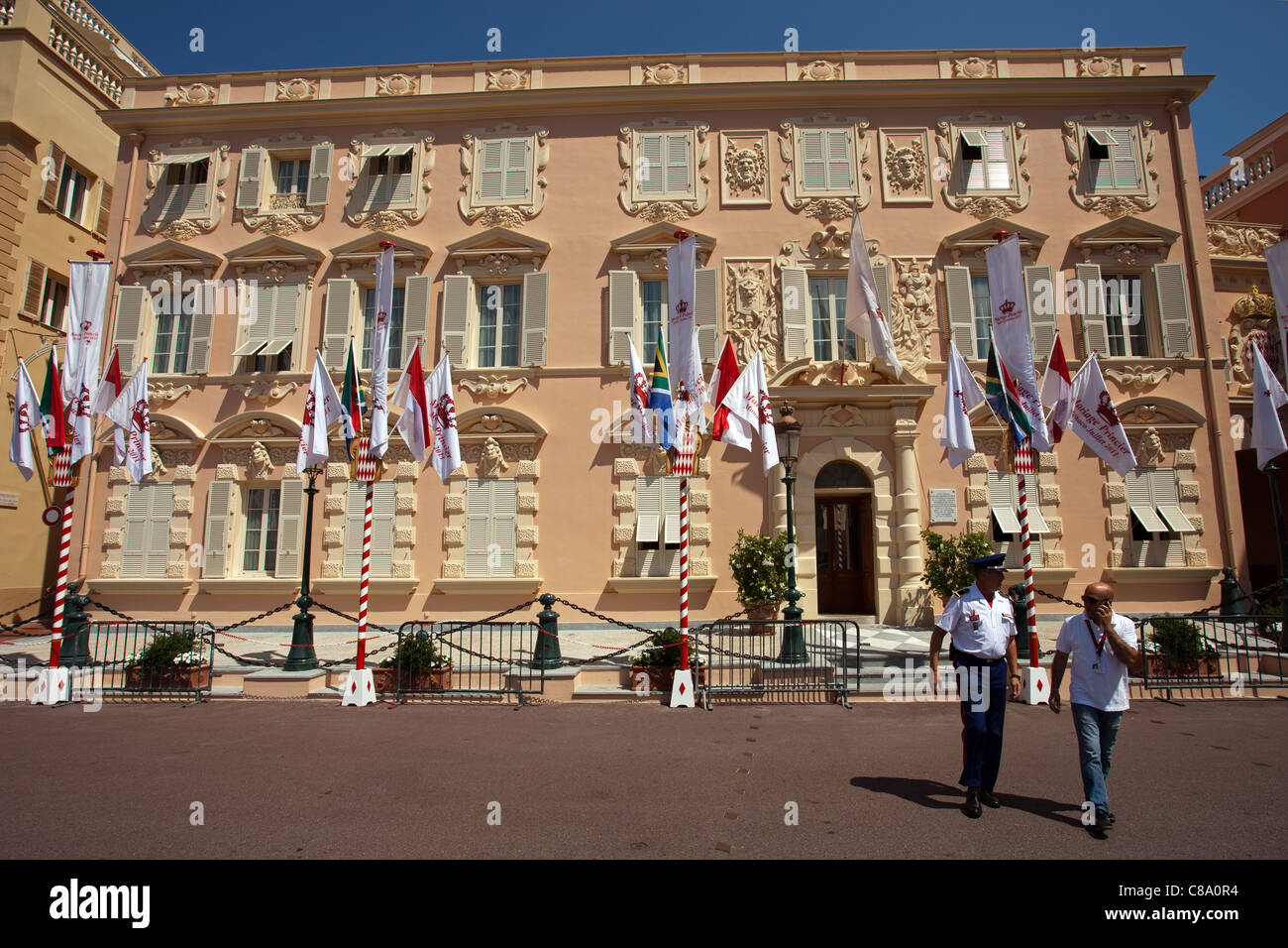 Monaco Ville: Town Hall Stock Photo - Alamy