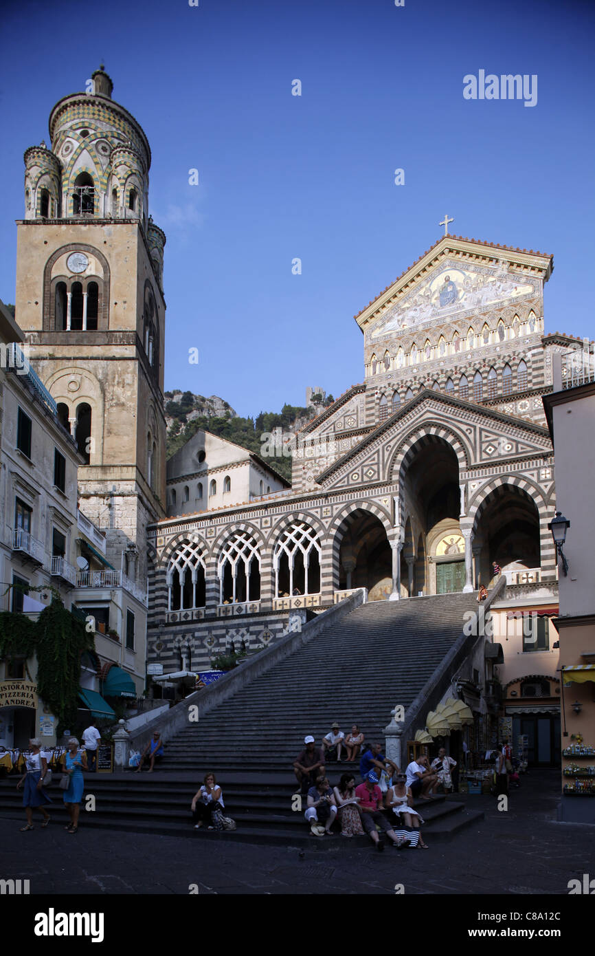 AMALFI CATHEDRAL BELL TOWER & STEPS AMALFI DRIVE SOUTHERN ITALY 16 ...