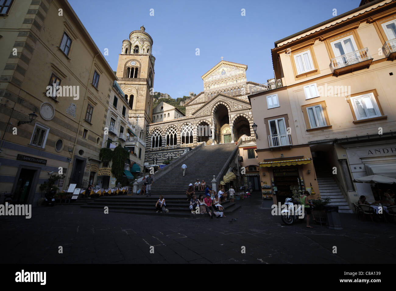 Amalfi cathedral steps hi-res stock photography and images - Alamy