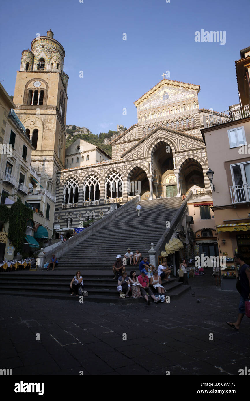 AMALFI CATHEDRAL BELL TOWER & STEPS AMALFI DRIVE SOUTHERN ITALY 16 ...