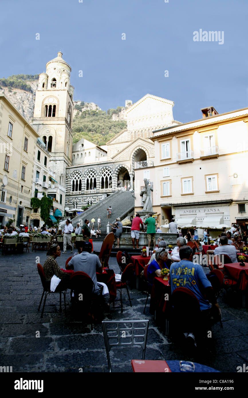 Piazza del duomo amalfi cathedral hi-res stock photography and images ...