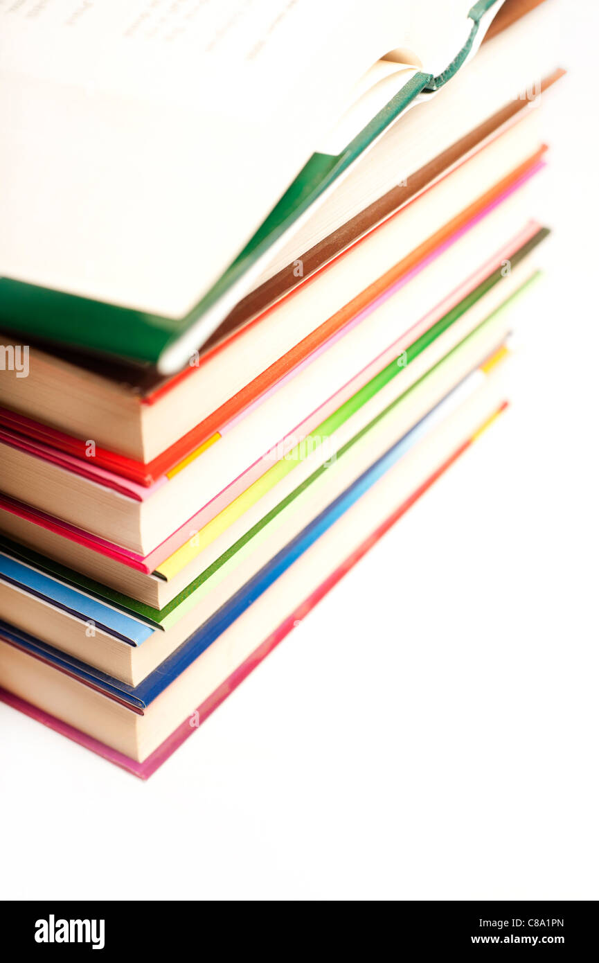 stack of books - world book day concept Stock Photo - Alamy