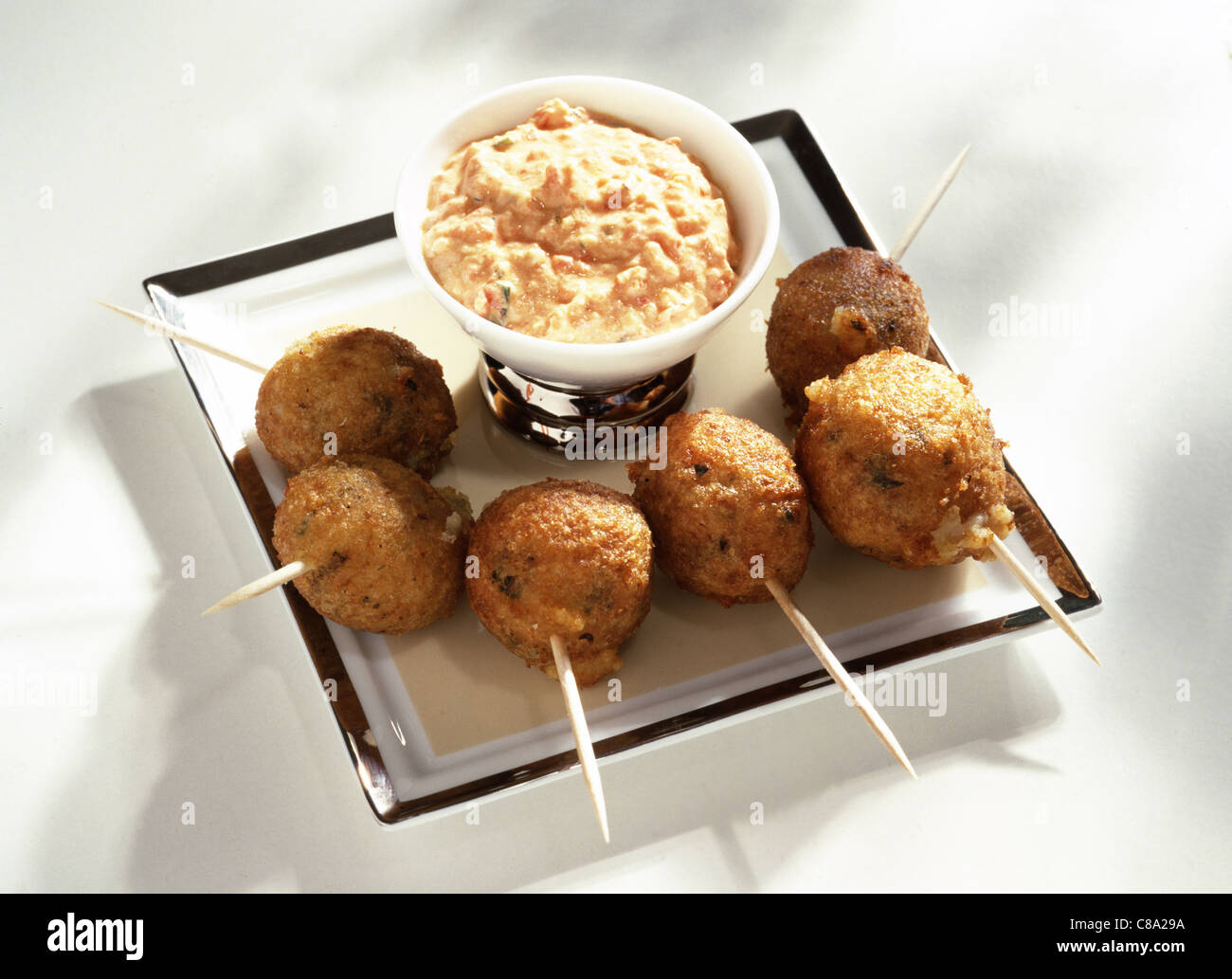 Salt cod fish balls hi-res stock photography and images - Alamy