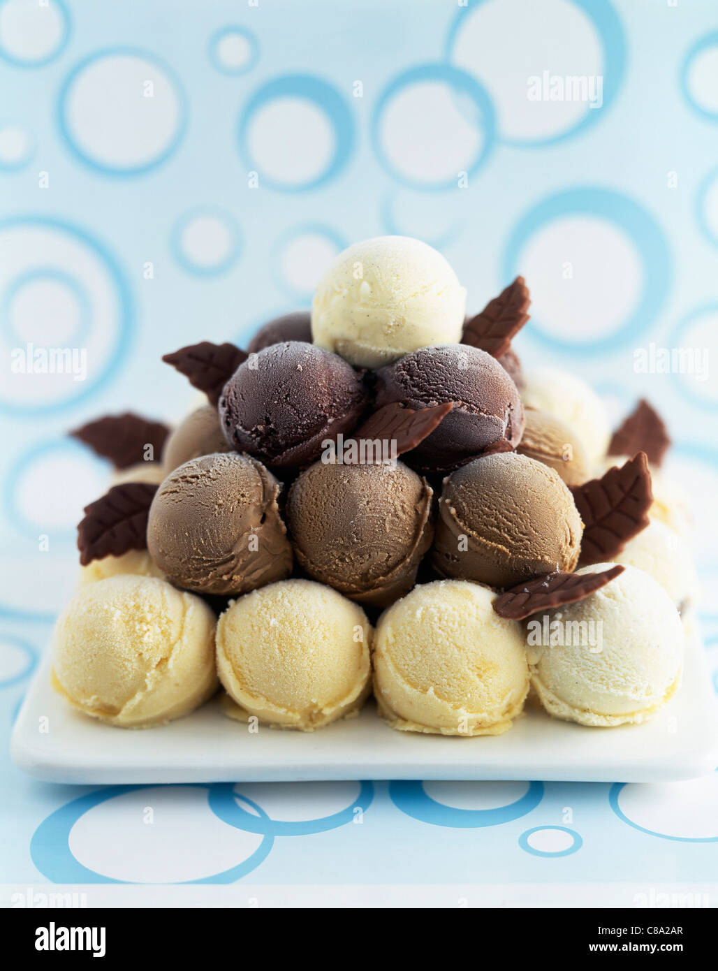 Ice cream pyramid hi-res stock photography and images - Alamy