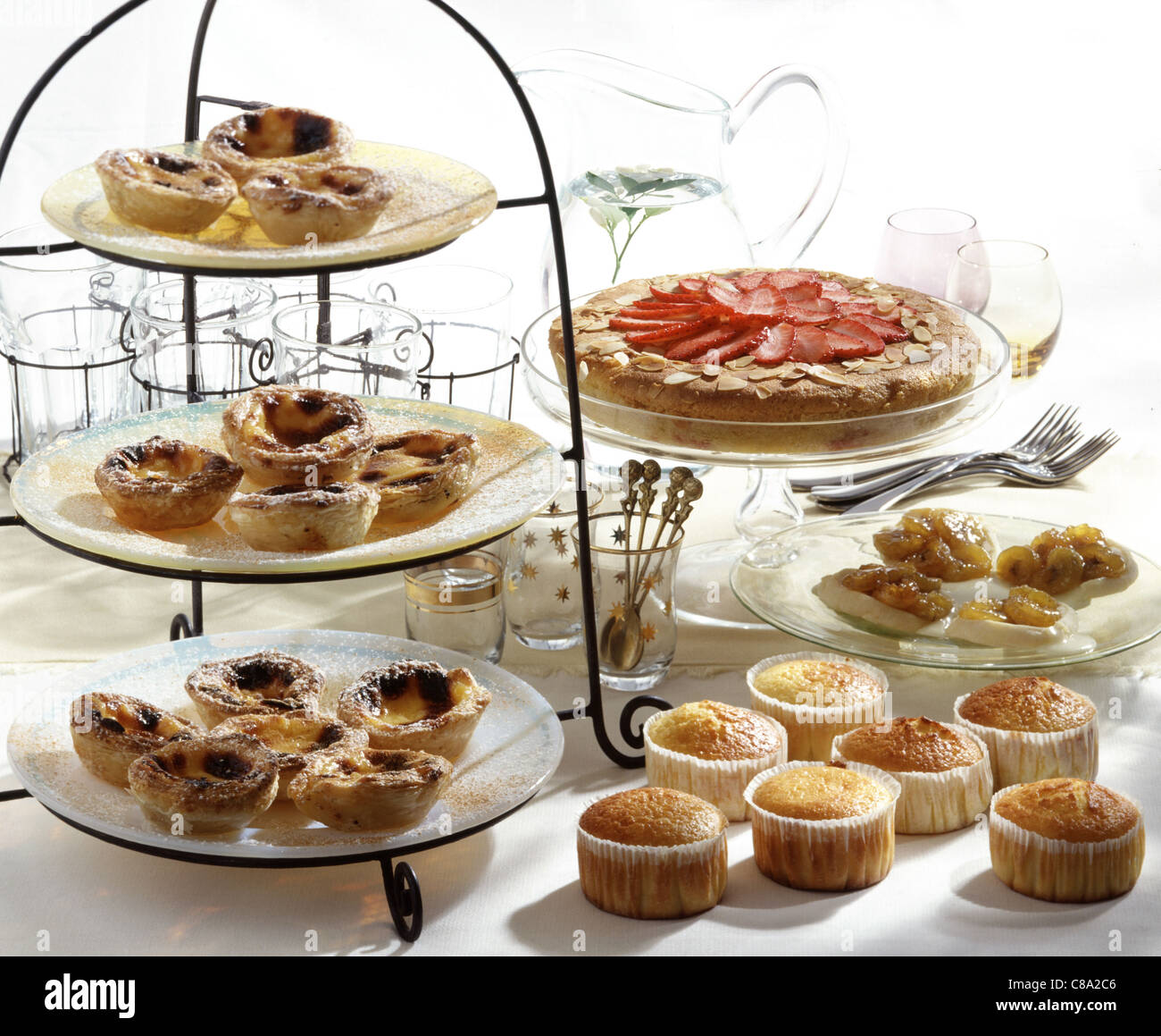 Selection of cakes Stock Photo - Alamy