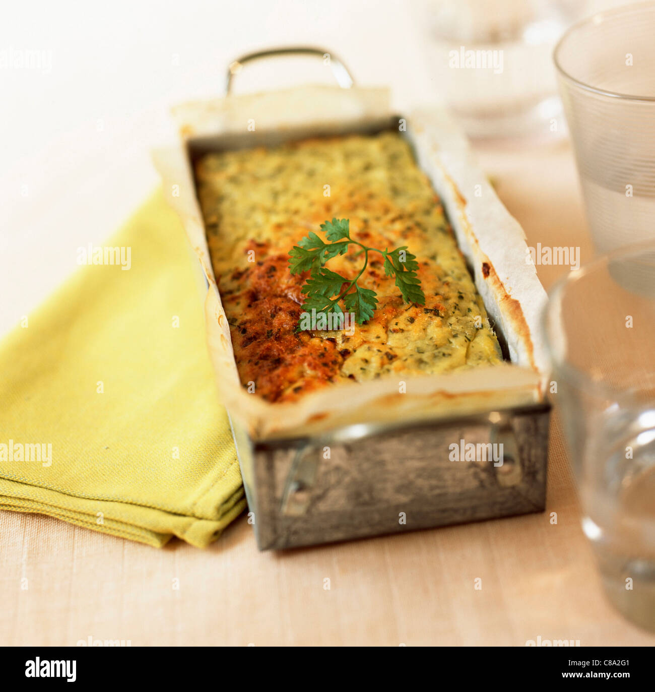 Whiting and chopped herb pâté Stock Photo - Alamy