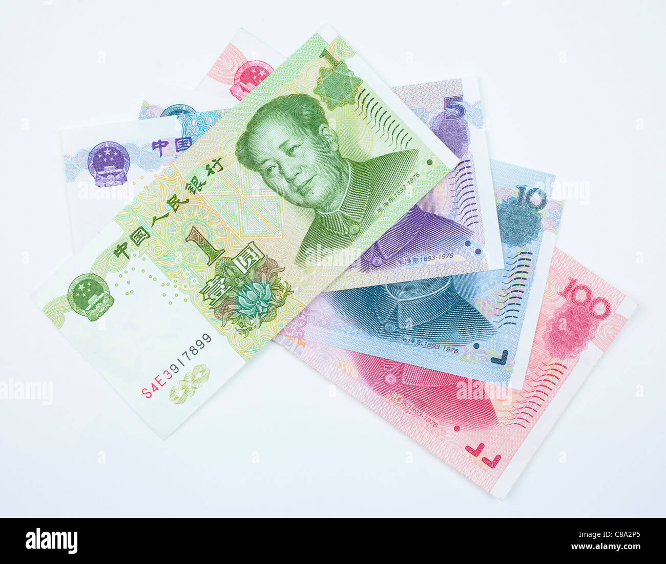 China currency notes hi-res stock photography and images - Alamy