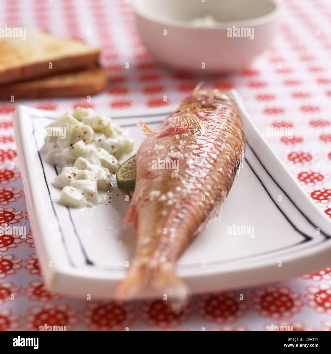 Red mullet starter hi-res stock photography and images - Alamy