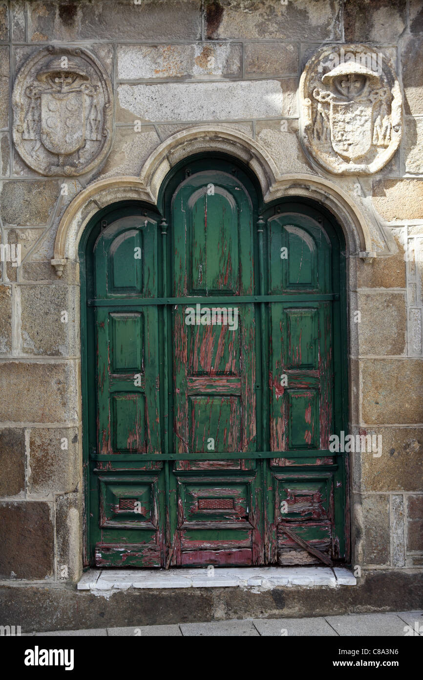 Manueline style gate in Braga, Portugal Stock Photo - Alamy