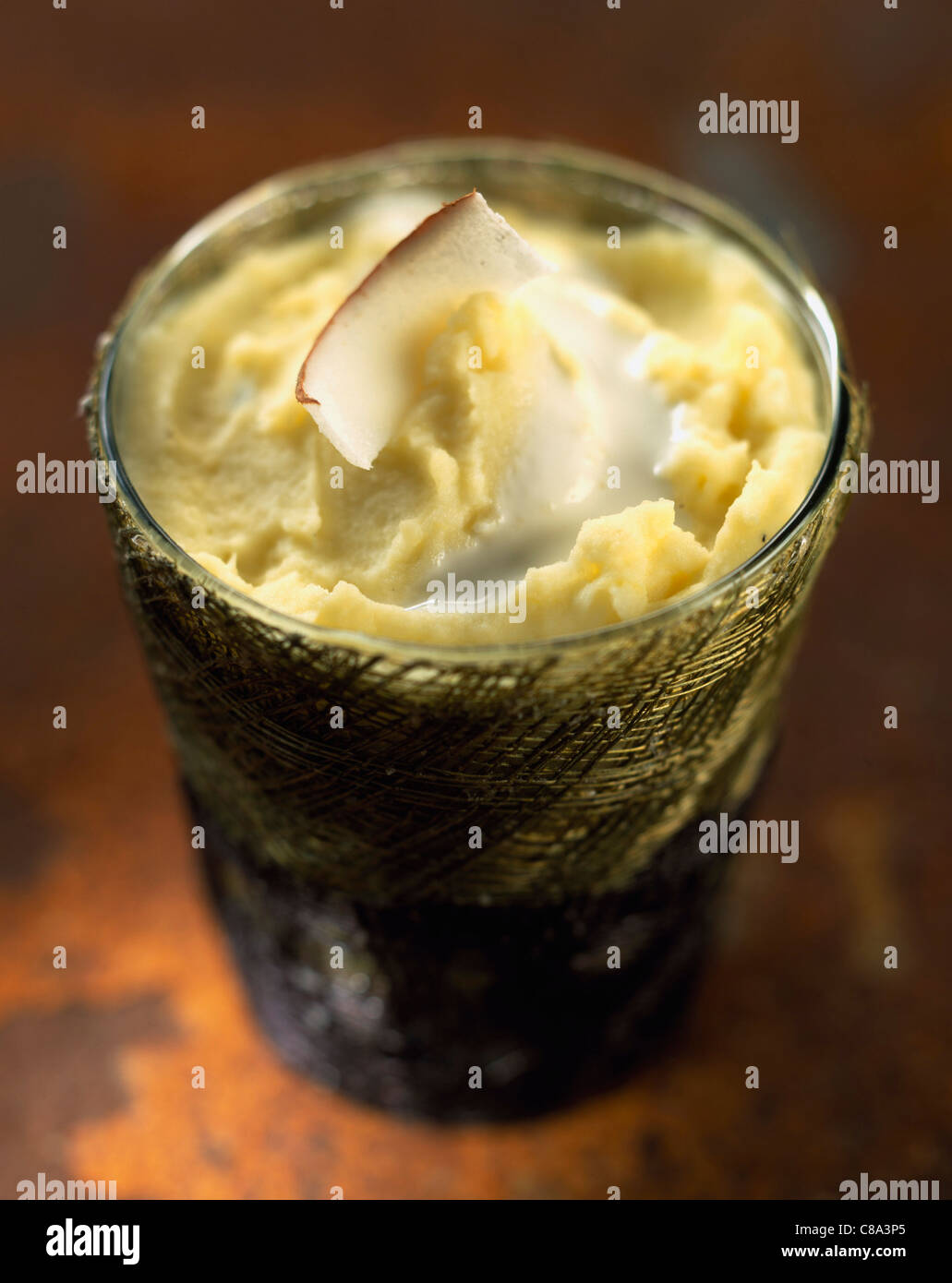 Coconut milk puree Stock Photo - Alamy