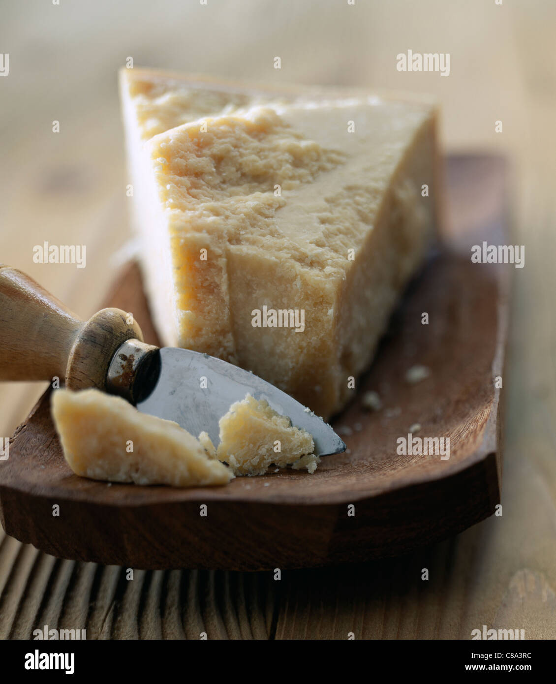 Piece of parmesan Stock Photo - Alamy