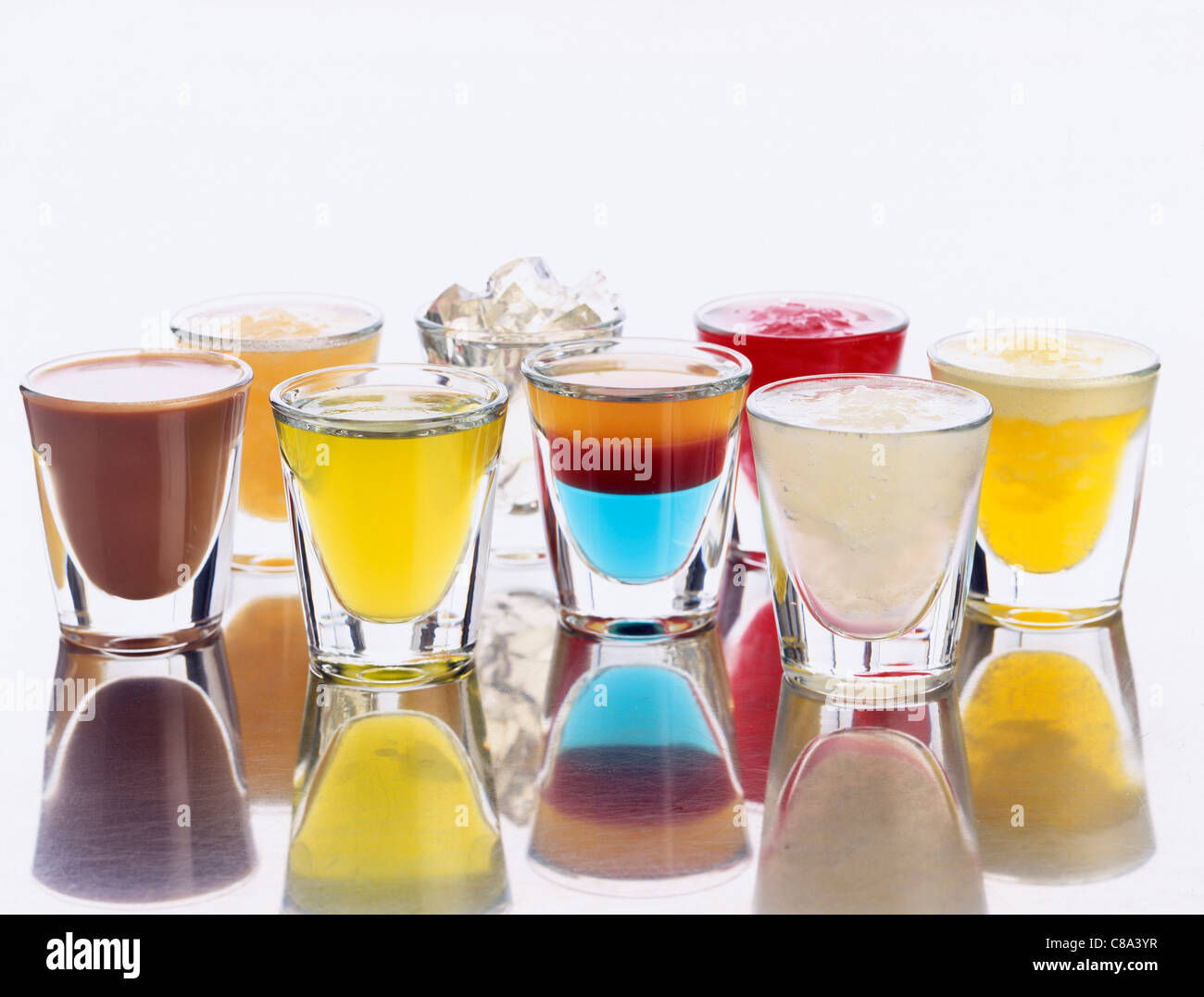Selection of cocktail drinks Stock Photo - Alamy