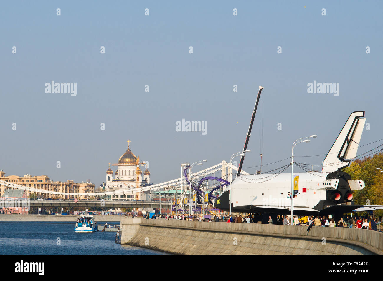 View of the Soviet space shuttle "Buran Stock Photo - Alamy
