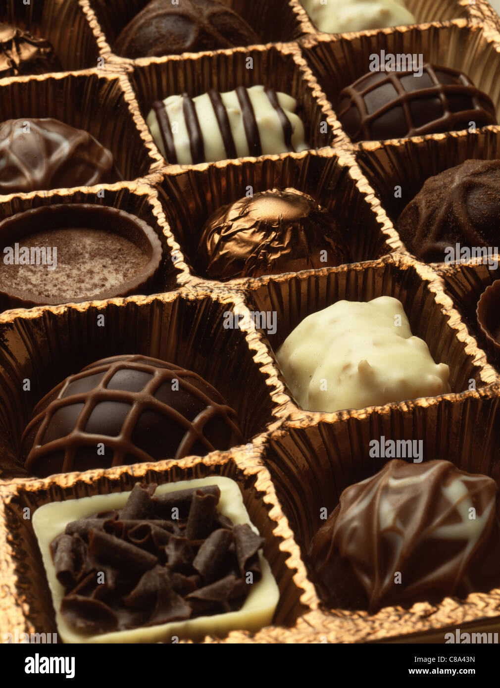 Box of chocolates Stock Photo - Alamy