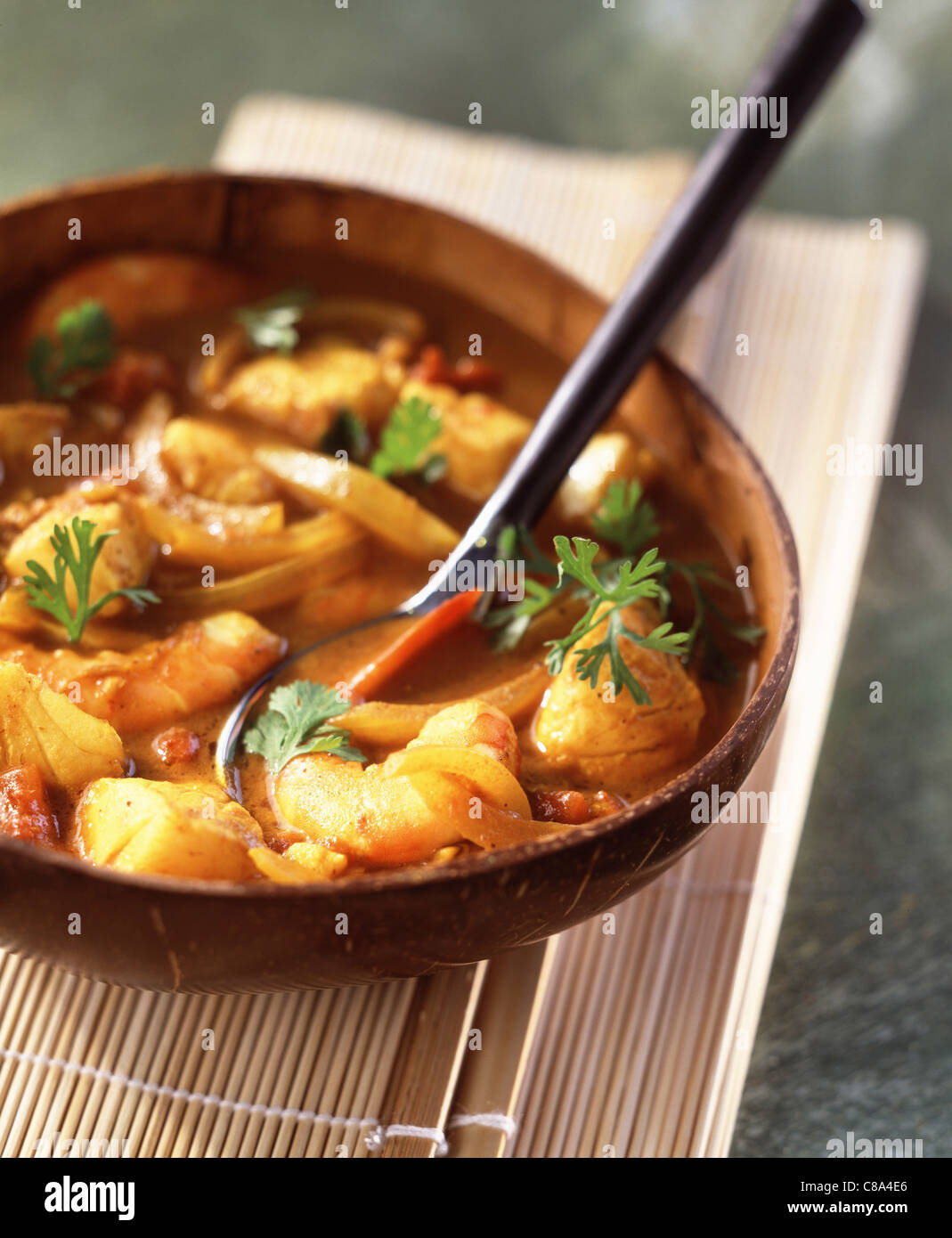 Fish curry soup Stock Photo - Alamy