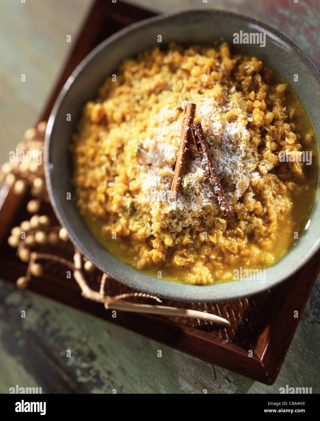Masur dal spiced lentils Stock Photo - Alamy