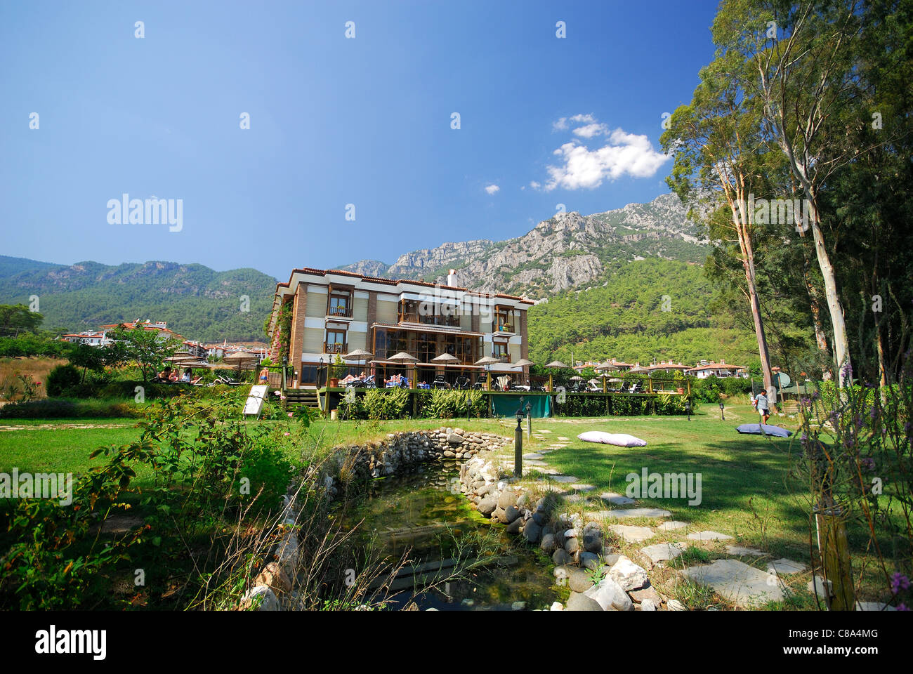 AKYAKA, TURKEY. The Ottoman Residence Hotel, a modern luxury hotel on ...