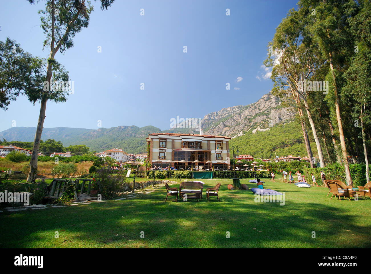 AKYAKA, TURKEY. The Ottoman Residence Hotel, a modern luxury hotel on ...
