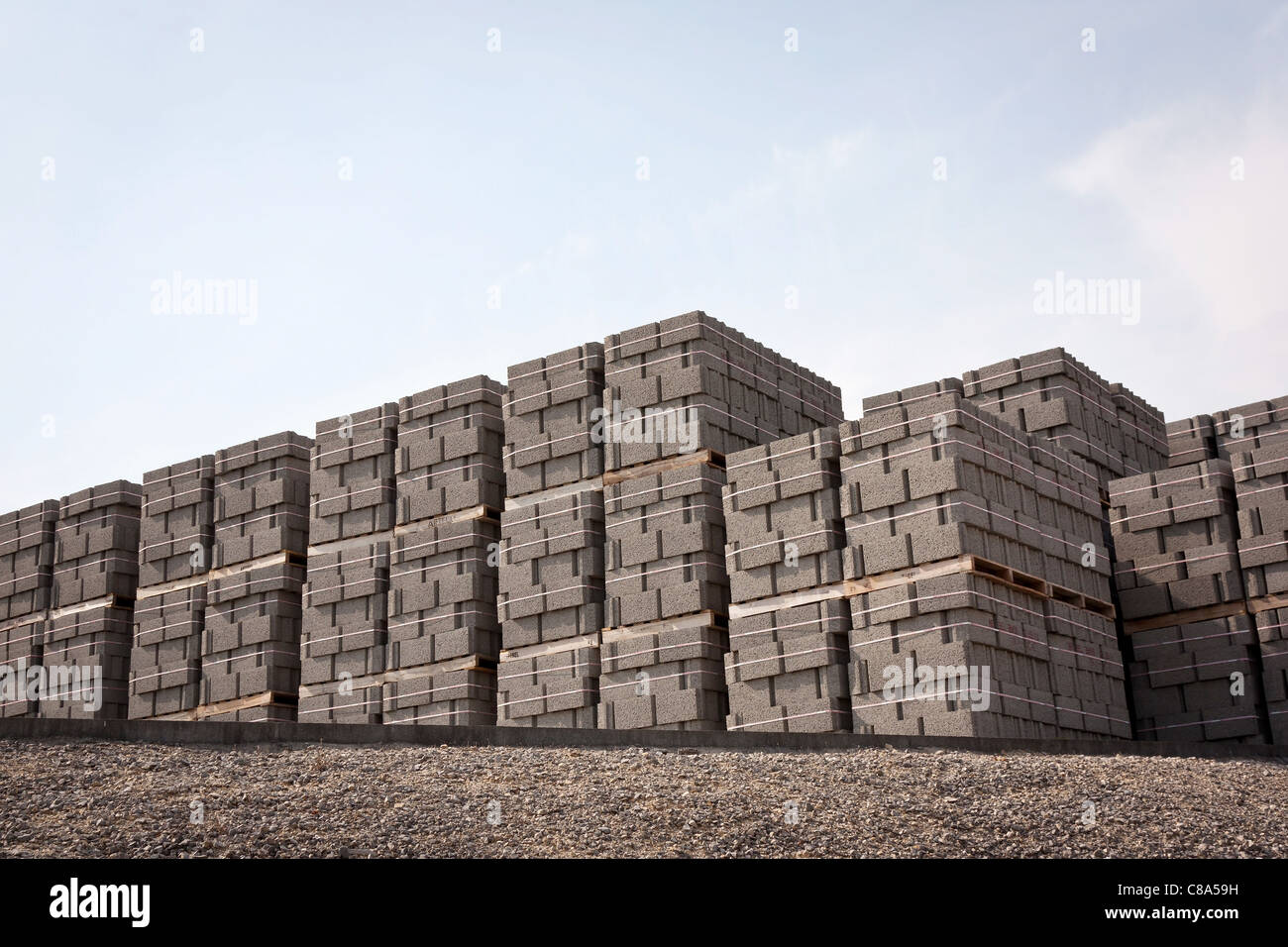 Gray and blue pallets hi-res stock photography and images - Alamy