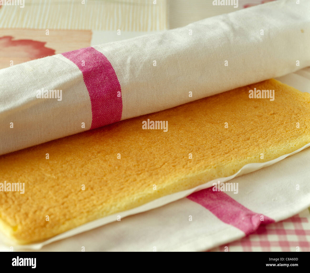 Rolling the cake Stock Photo - Alamy