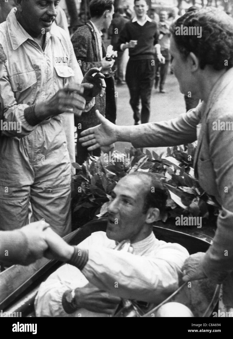 STIRLING MOSS English racing driver about 1955 Stock Photo - Alamy