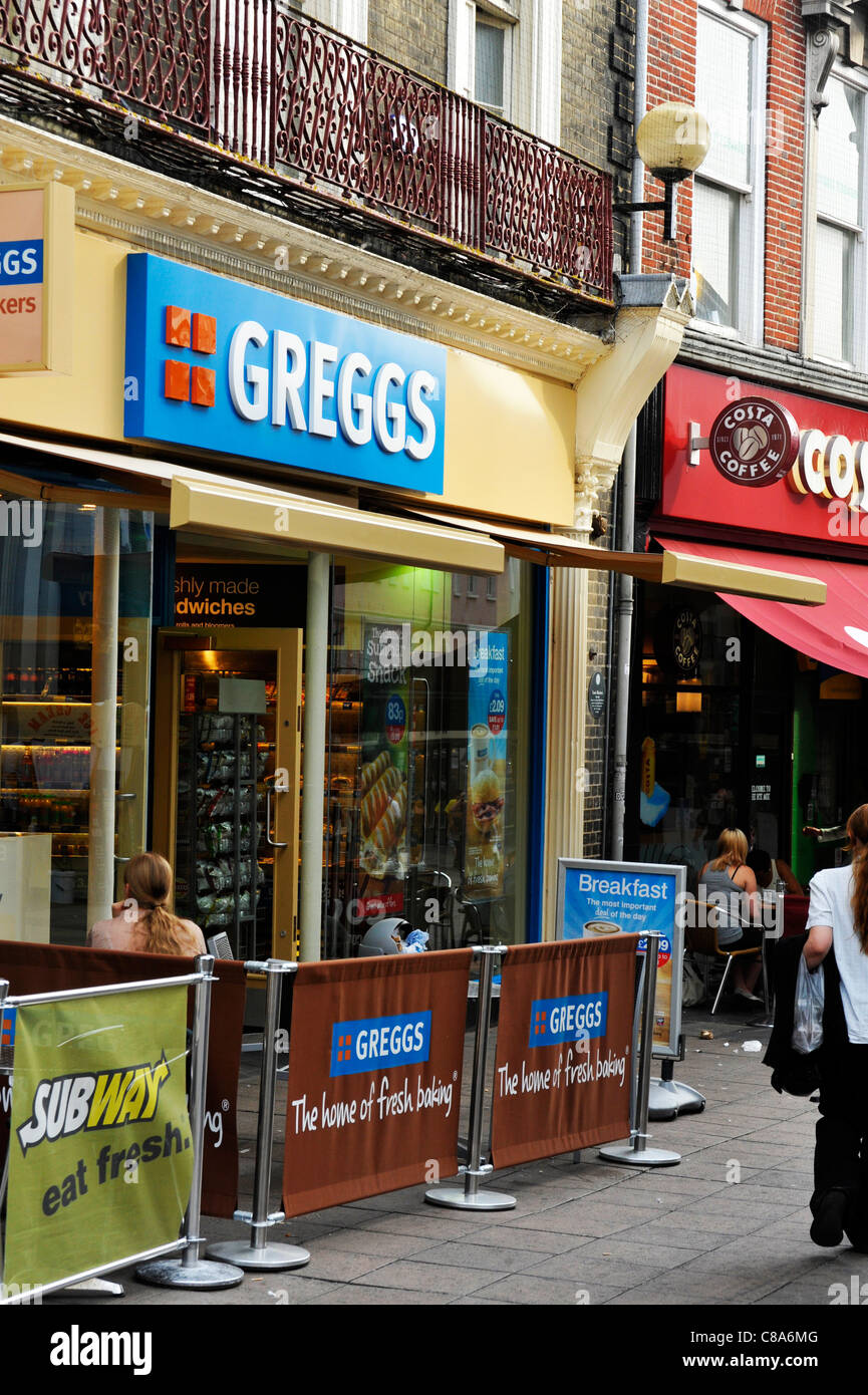Greggs shop logo hi-res stock photography and images - Alamy